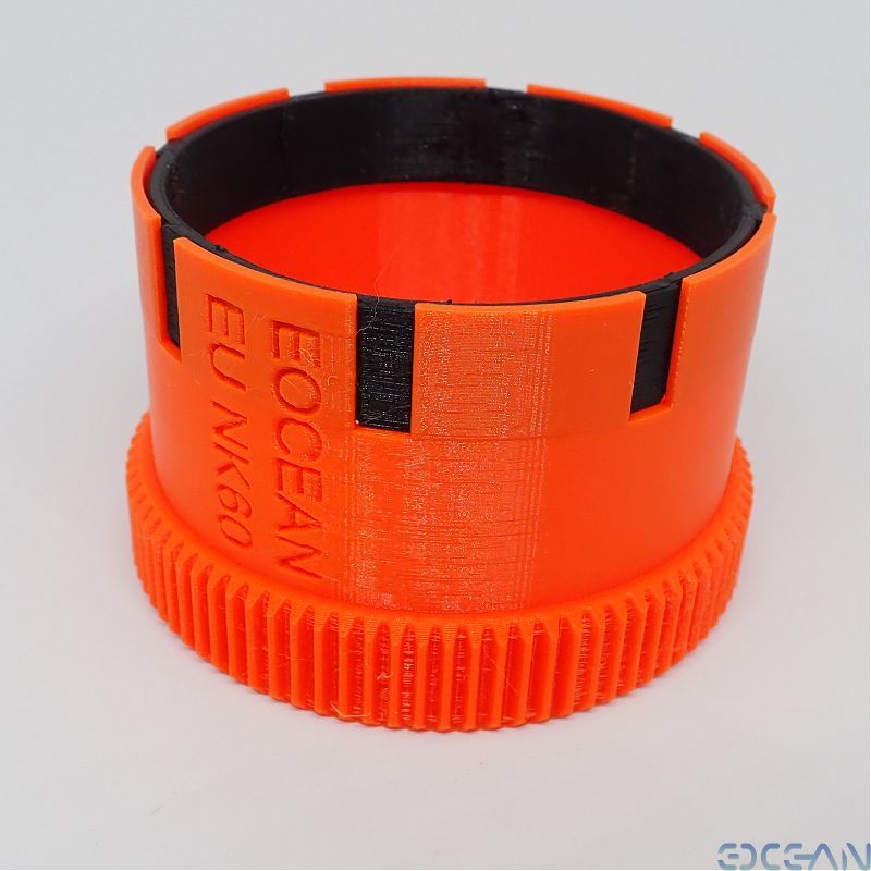 Focus ring for Nikkor 60mm lens and Hugyfot housing 77 EOC-HUG-NK60 ...